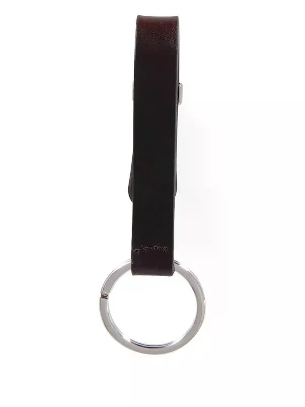 ORTIGNI Leather Keyring - Brown