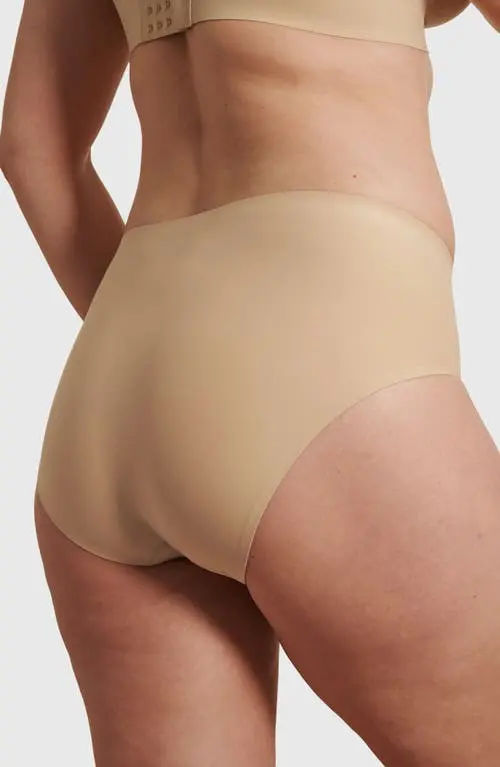 EVELYN & BOBBIE High Waisted Retro Bikini - Sand
