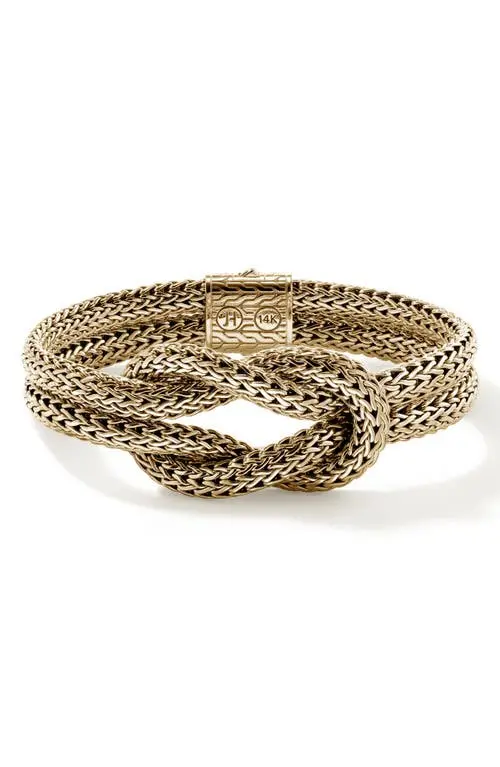 John Hardy Love Knot 14k Bracelet - Gold