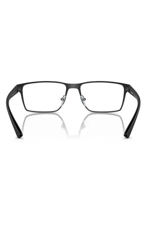 Emporio Armani 55mm Rectangular Eyeglasses