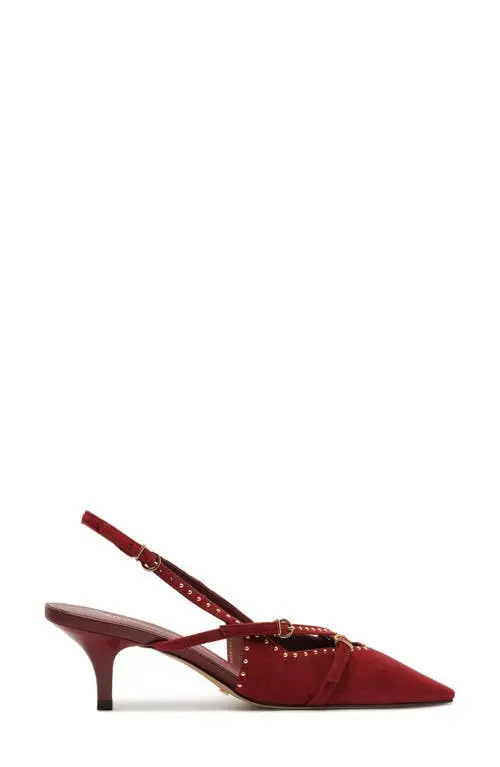 AREZZO Tiana Slingback Pump - Rubi Wine