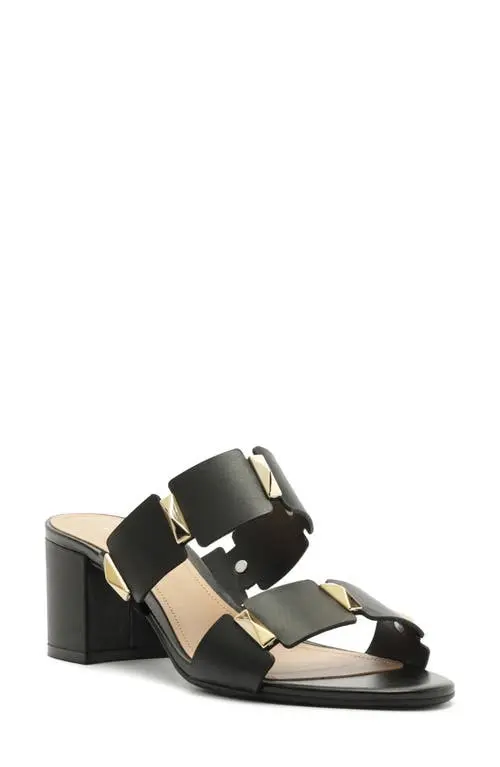 AREZZO Lyra Studded Mid Heel Slide Sandal
