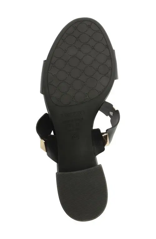 AREZZO Lyra Studded Mid Heel Slide Sandal