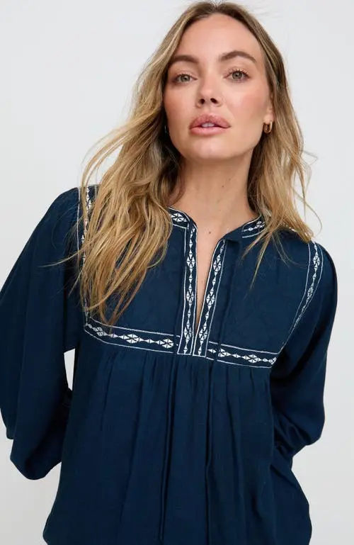 RAFFYA Baez Billowy Sleeve Blouse