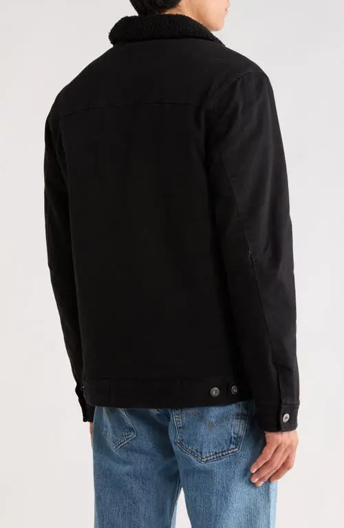 Bp. Fleece Lined Cotton Twill Ledger Jacket