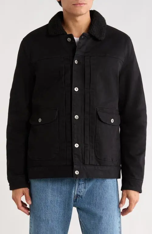 Bp. Fleece Lined Cotton Twill Ledger Jacket