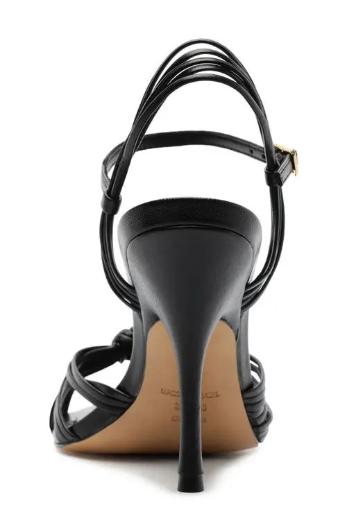 AREZZO Rosalie Pointed Toe Slingback Sandal - Black