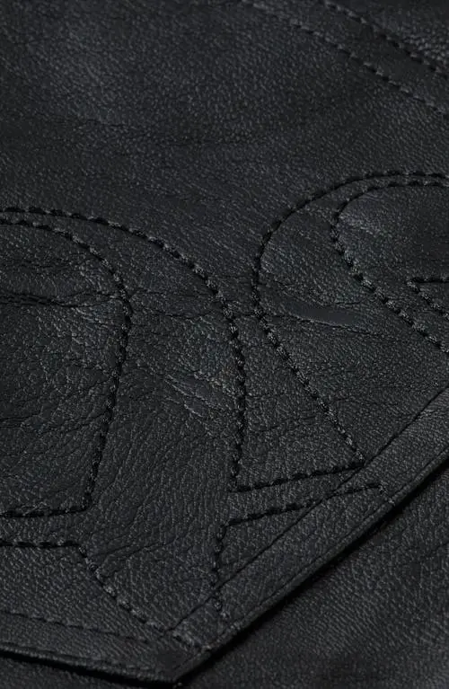 Scotch & Soda High-waist Faux Leather Shorts