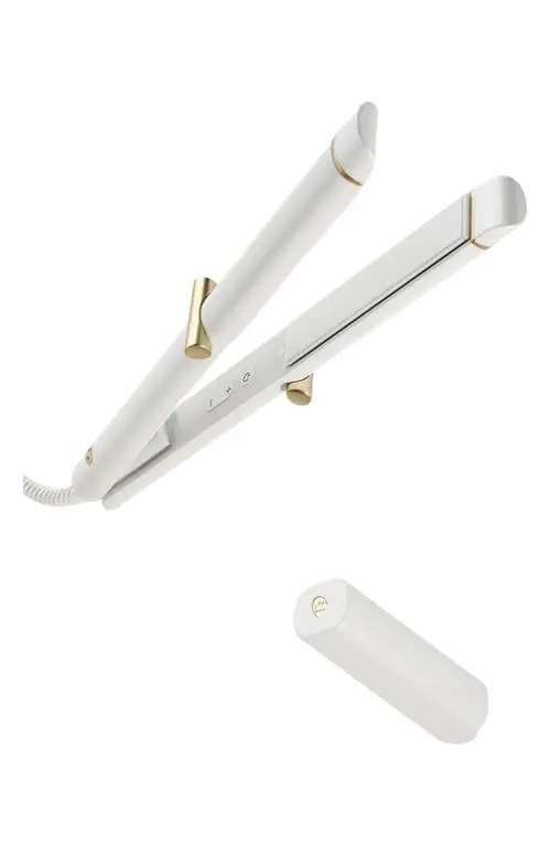 T3 Curling Straightener 2-in-1 Styling Iron - White