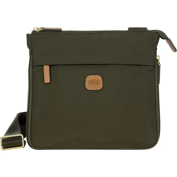 Bric'S X-travel Expandable Crossbody Bag - Olive