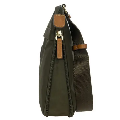 Bric'S X-travel Expandable Crossbody Bag - Olive