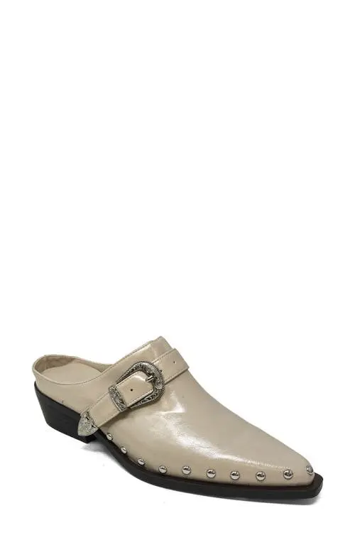 SHU SHOP Tessa Studded Mule - Bone