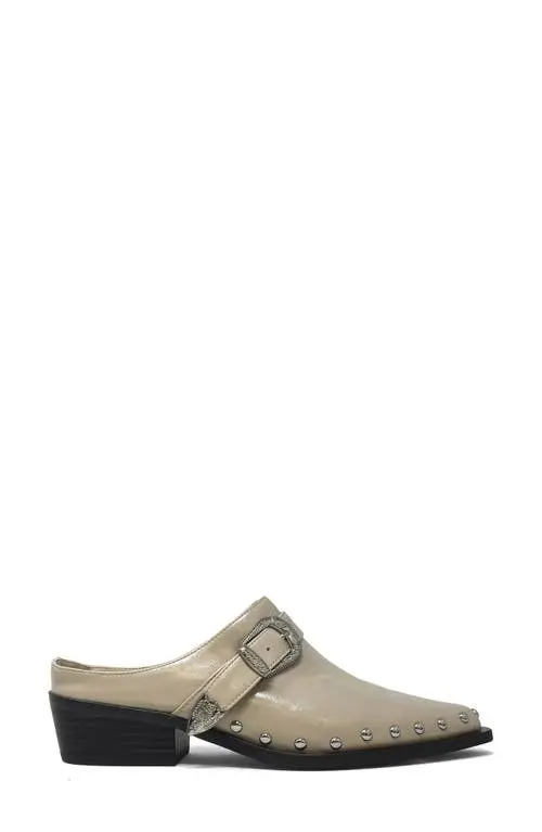 SHU SHOP Tessa Studded Mule - Bone