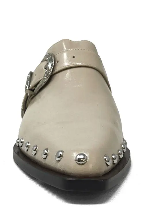 SHU SHOP Tessa Studded Mule - Bone