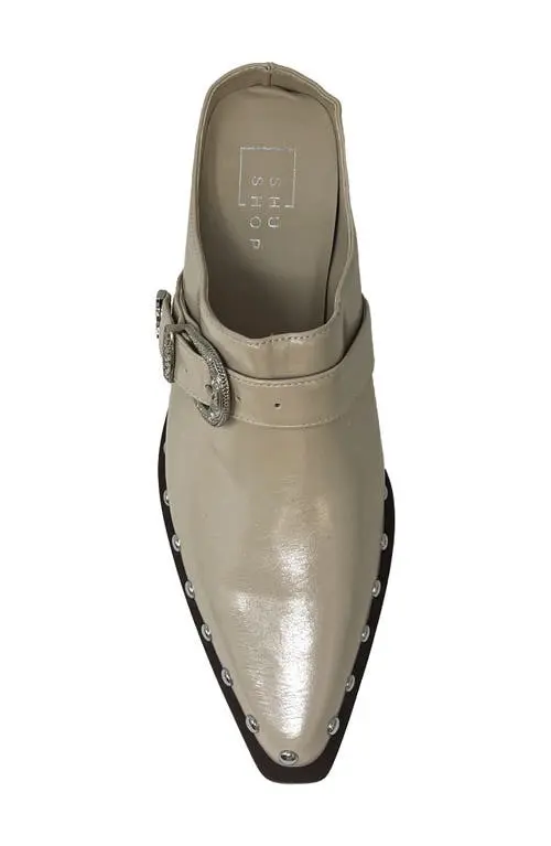SHU SHOP Tessa Studded Mule - Bone