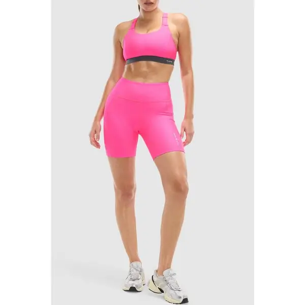 PELOTON Performance Pocket Run Short - Hot Pink