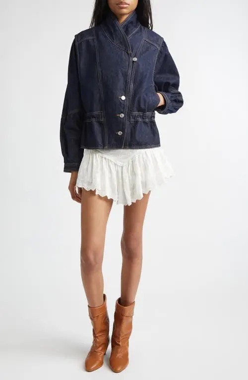 Isabel Marant Dolie Denim Jacket - Blue