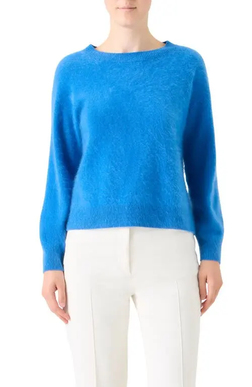 Akris Brushed Cashmere Crewneck Sweater