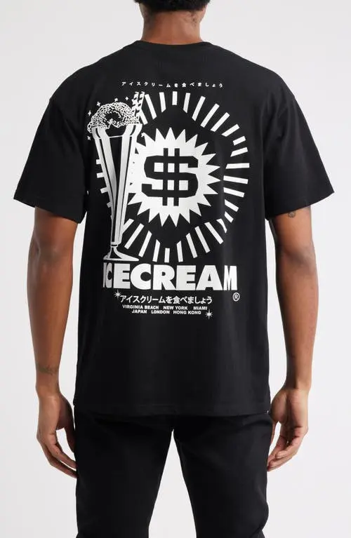 ICECREAM Sip Cotton Graphic T-shirt
