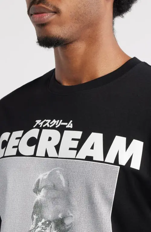 ICECREAM Sip Cotton Graphic T-shirt