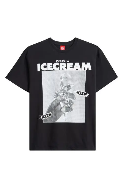 ICECREAM Sip Cotton Graphic T-shirt