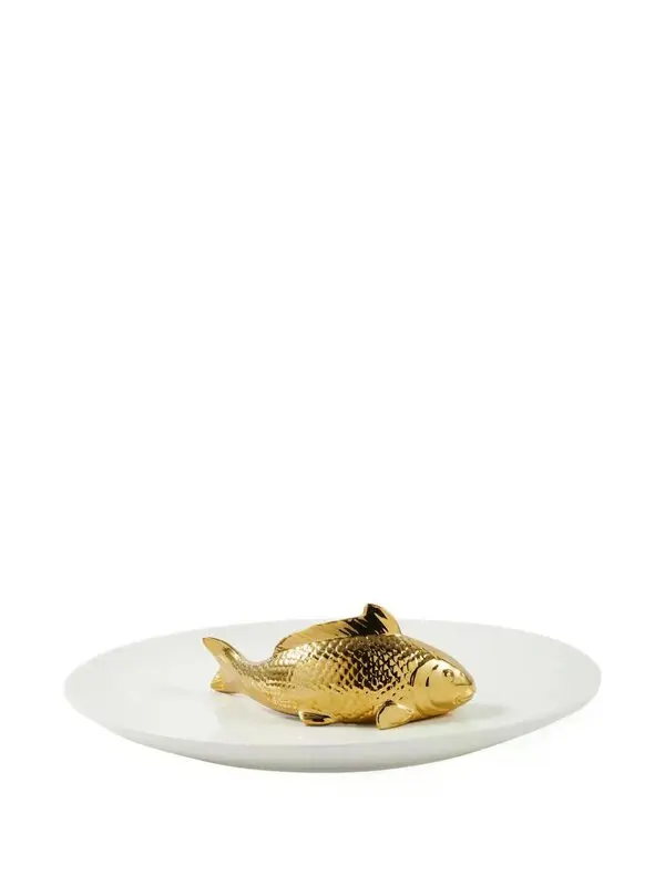 POLSPOTTEN Golden-fish Decorative Object - Gold