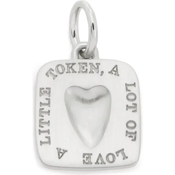 Monica Vinader Love Token Pendant - Sterling Silver