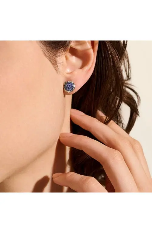 John Hardy Jh Essentials Stud Earrings - Blue Saphire