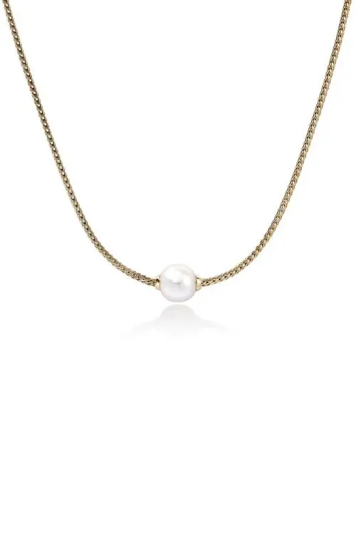 John Hardy Jh Essential Pearl Necklace - 14k Gold/pearl
