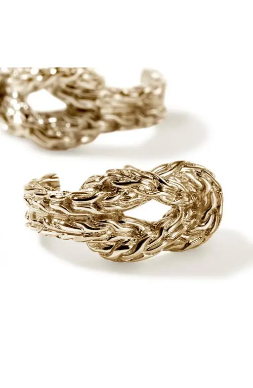 John Hardy Love Knot Hoop Earrings