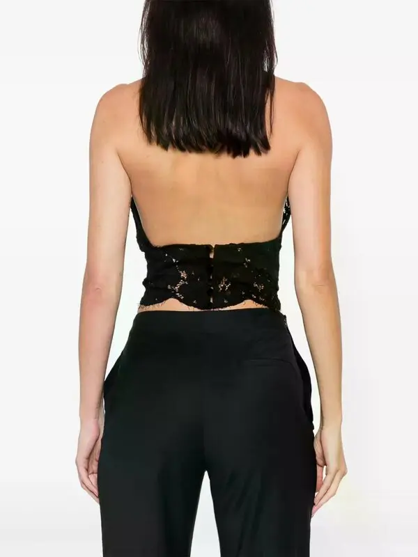Retrofete Ravenna Lace Top - Black