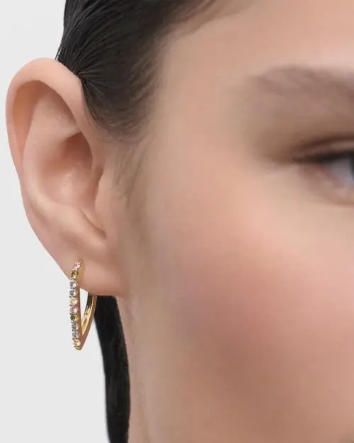 PDPAOLA Gloss Hoops - Multi Colored