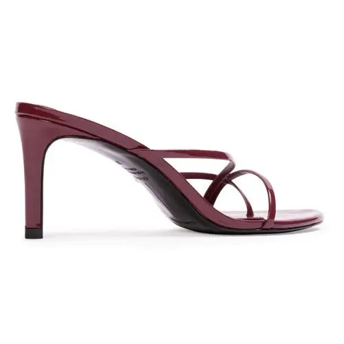 BLACK SUEDE STUDIO Carla 65 Patent Sandal - Ruby Patent Leather