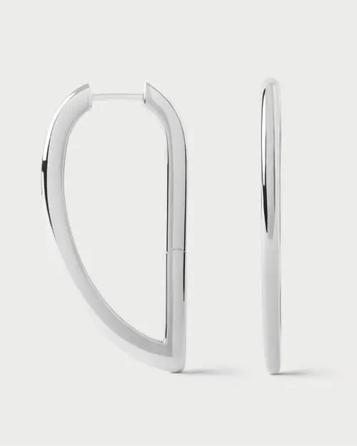 PDPAOLA Vento Hoops - Silver