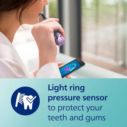 PHILIPS SONICARE Diamondclean Smart 9300 Electric Toothbrush App Grey