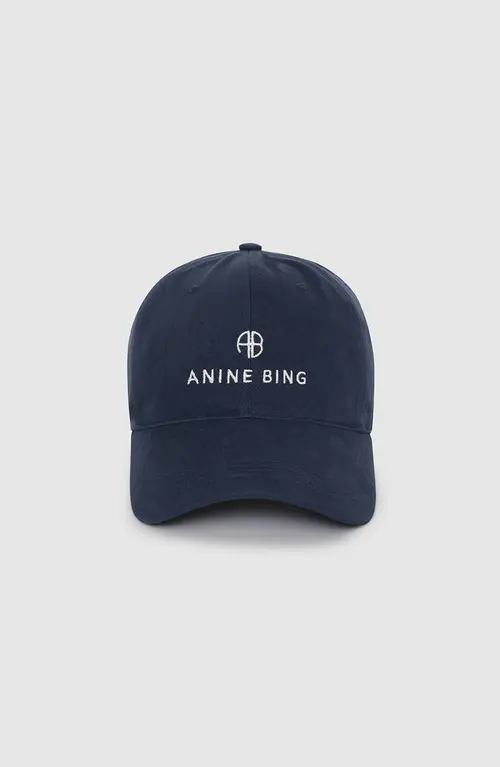 ANINE BING Jeremy Baseball Cap - Navy