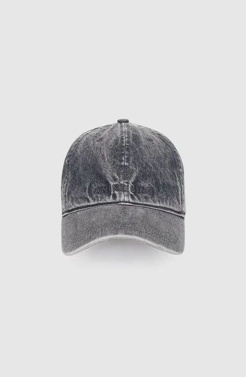 ANINE BING Jeremy Baseball Cap - Oyster Grey