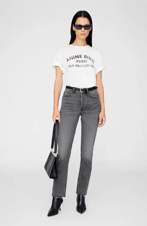 ANINE BING Cohen Tee T-shirt - Ivory