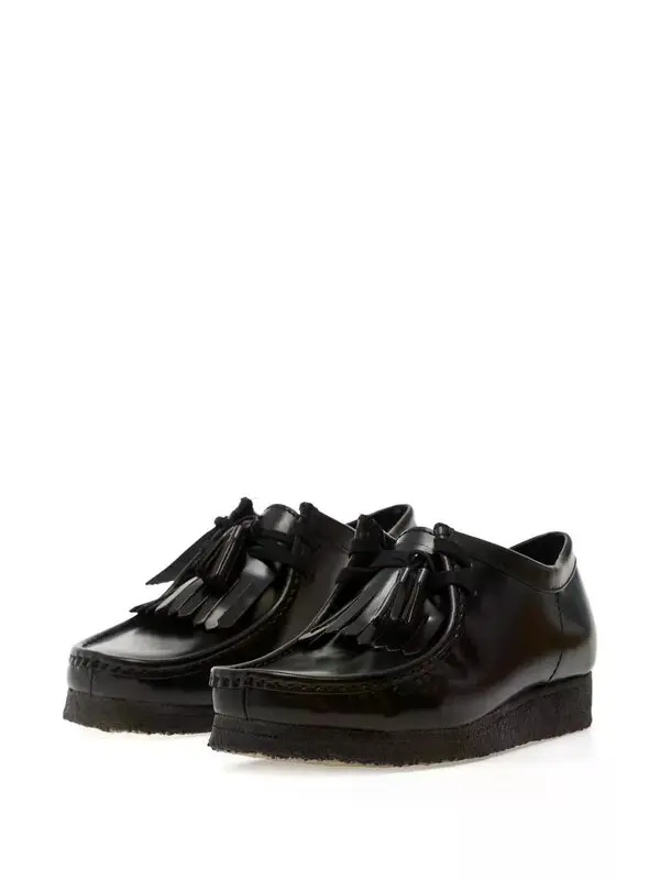 Clarks Wallabee Derby Shoes - Black