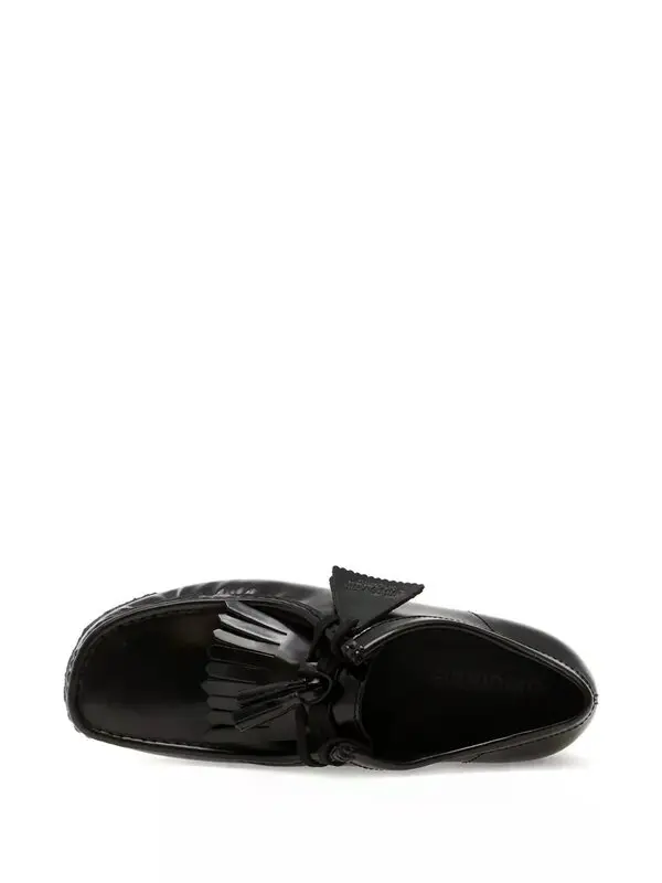 Clarks Wallabee Derby Shoes - Black