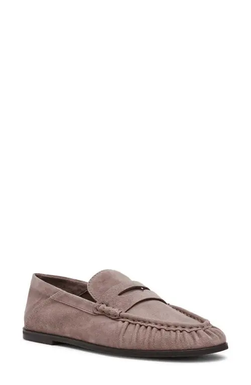 Steve Madden Convertible Penny Loafer - Taupe Suede