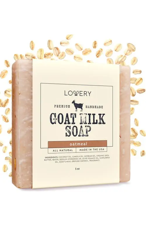 LOVERY Handmade Goat Milk Soap Made - Single