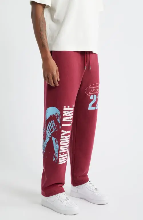 MEMORY LANE Stencil Logo Sweatpants