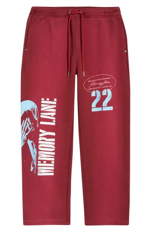 MEMORY LANE Stencil Logo Sweatpants