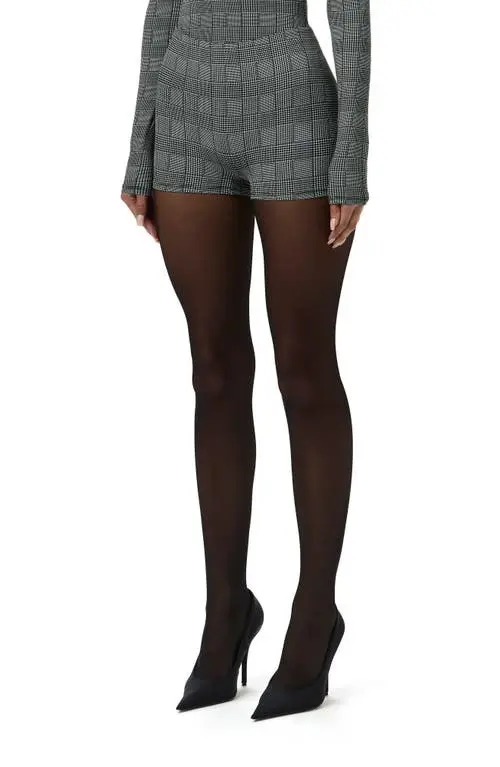 Naked Wardrobe Houndstooth Hot Shorts - Houndstooth Plaid