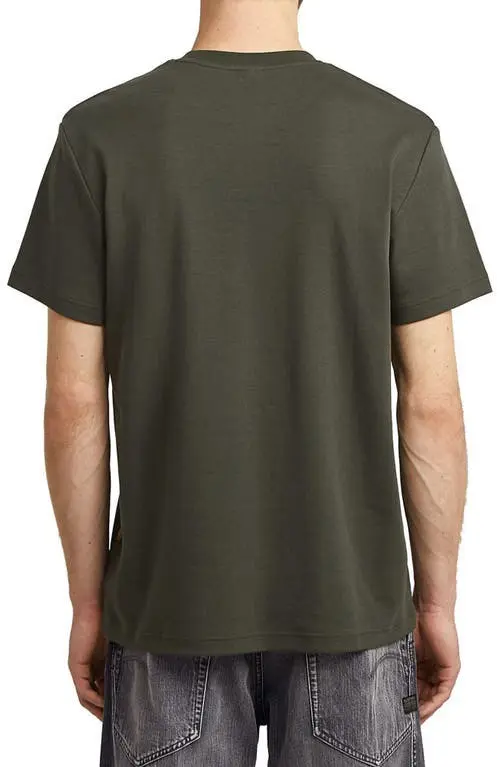 G-star Raw Script Organic Cotton Graphic T-shirt - Asfalt
