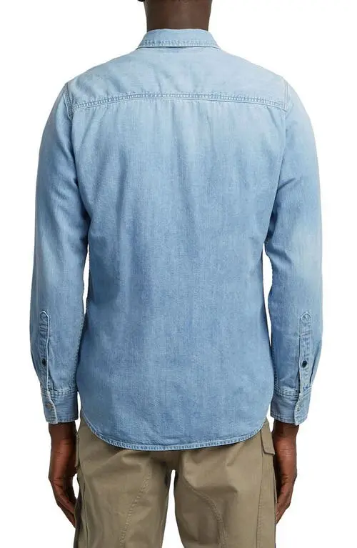 G-star Raw Clean Slim Fit Cotton Chambray Button-up Shirt