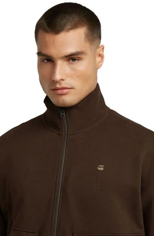 G-star Raw Rovic Zip-up Sweatshirt - Deep Brown
