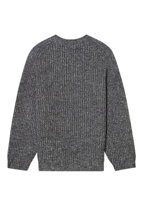 Robert Talbott Spencer Cashmere Blend Rollneck Sweater - Grey Melange