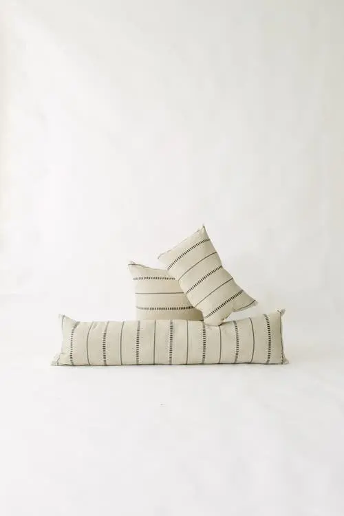 LOOM IMPORTS Brocade Lumbar Pillow